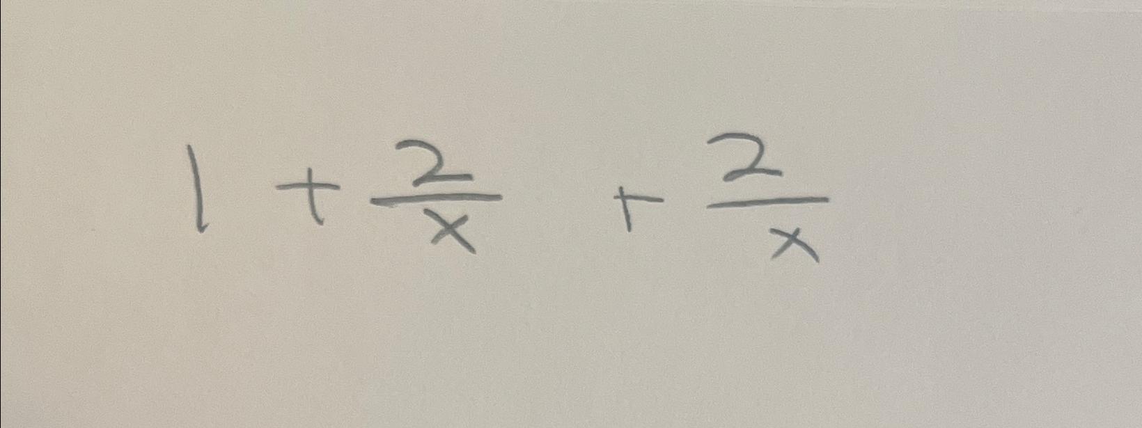 Solved 1+2x+2xSimplify | Chegg.com
