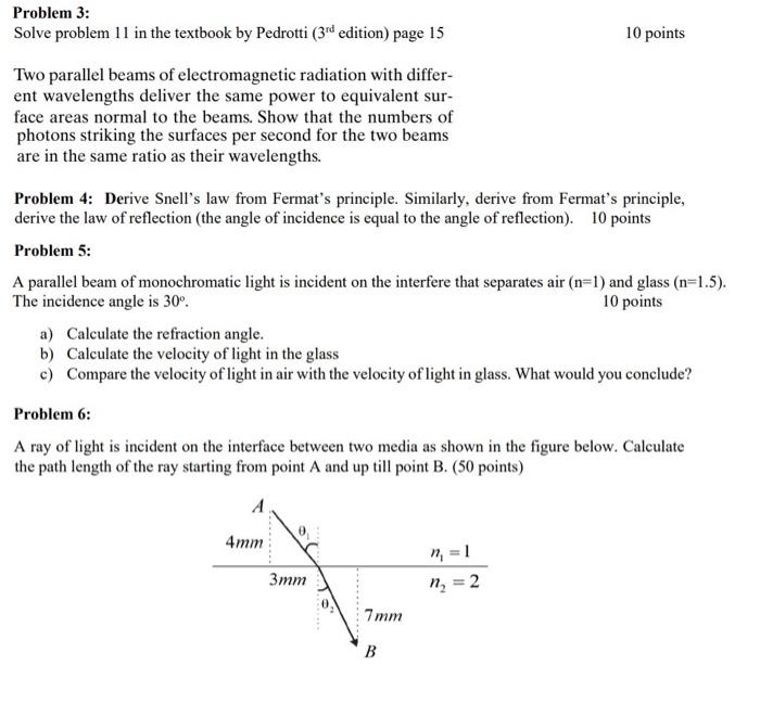 Solved 10 points Problem 1: Solve problem 2 in the textbook | Chegg.com