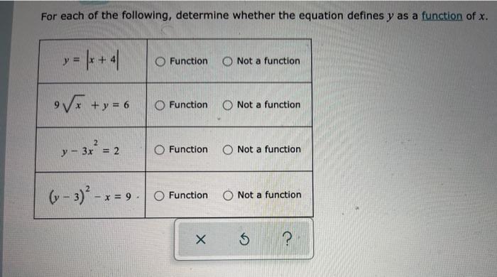 Solved For Each Of The Following Determine Whether The