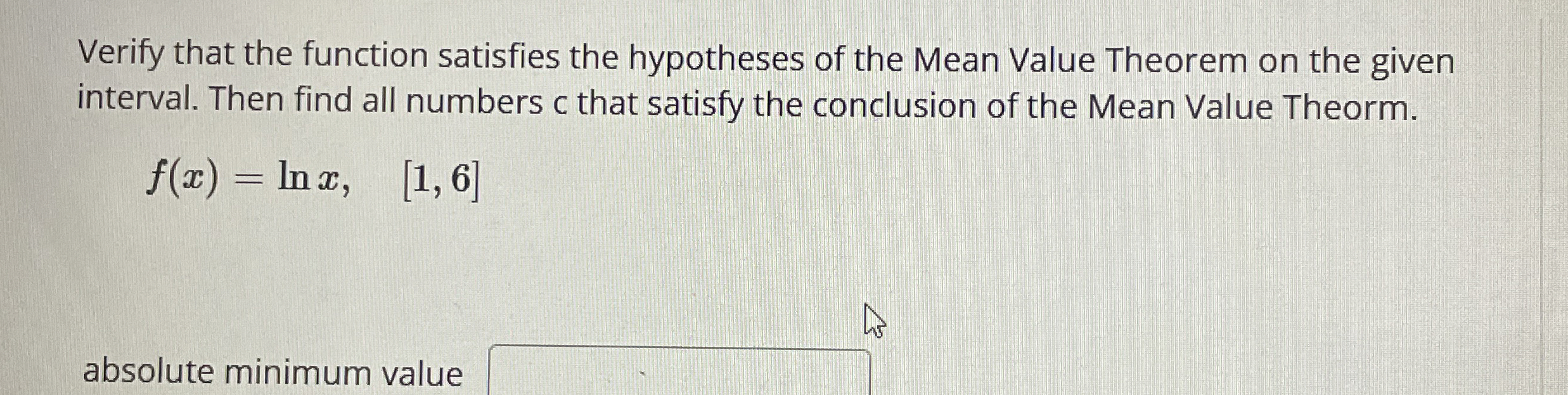 Solved Verify that the function satisfies the hypotheses of | Chegg.com
