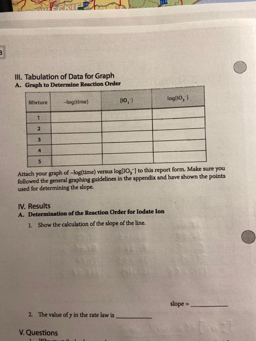 Solved Report Form Name Section # Instructor's Signature | Chegg.com