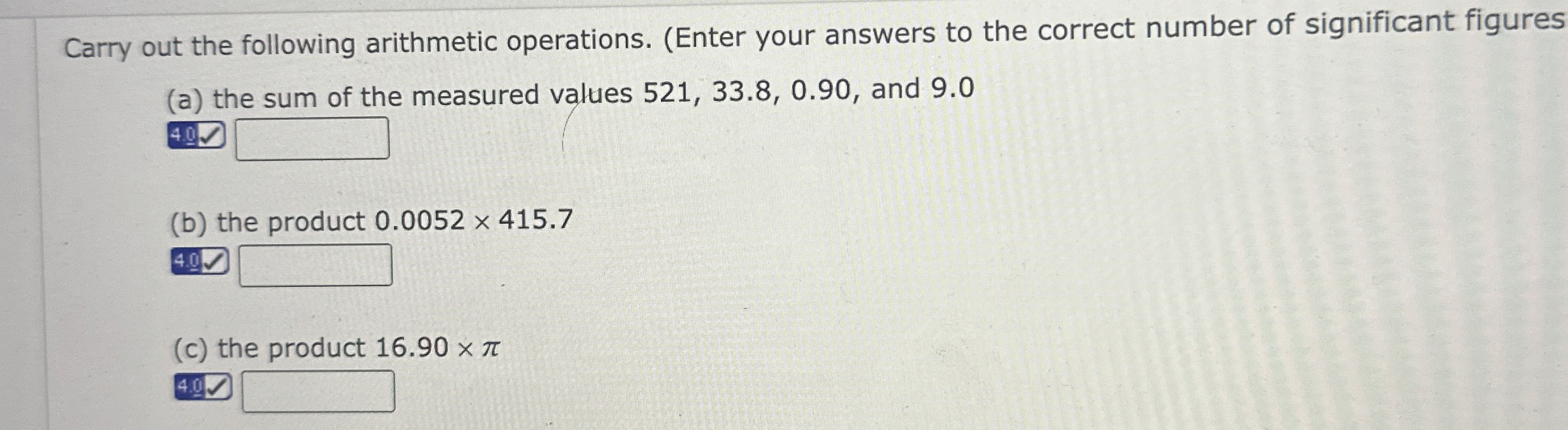 Solved Carry out the following arithmetic operations. (Enter | Chegg.com