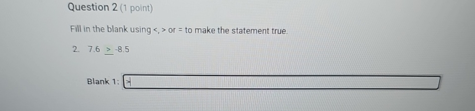 Solved Question 2 (1 ﻿point)Fill in the blank using ﻿or | Chegg.com