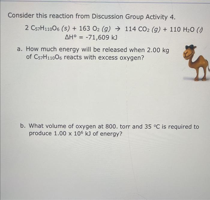 Solved Consider this reaction from Discussion Group Activity | Chegg.com
