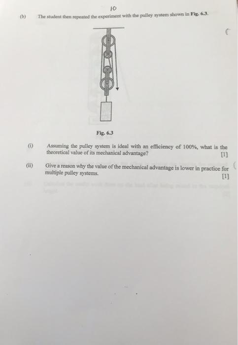 Solved 9. This question is about pulley System In the | Chegg.com