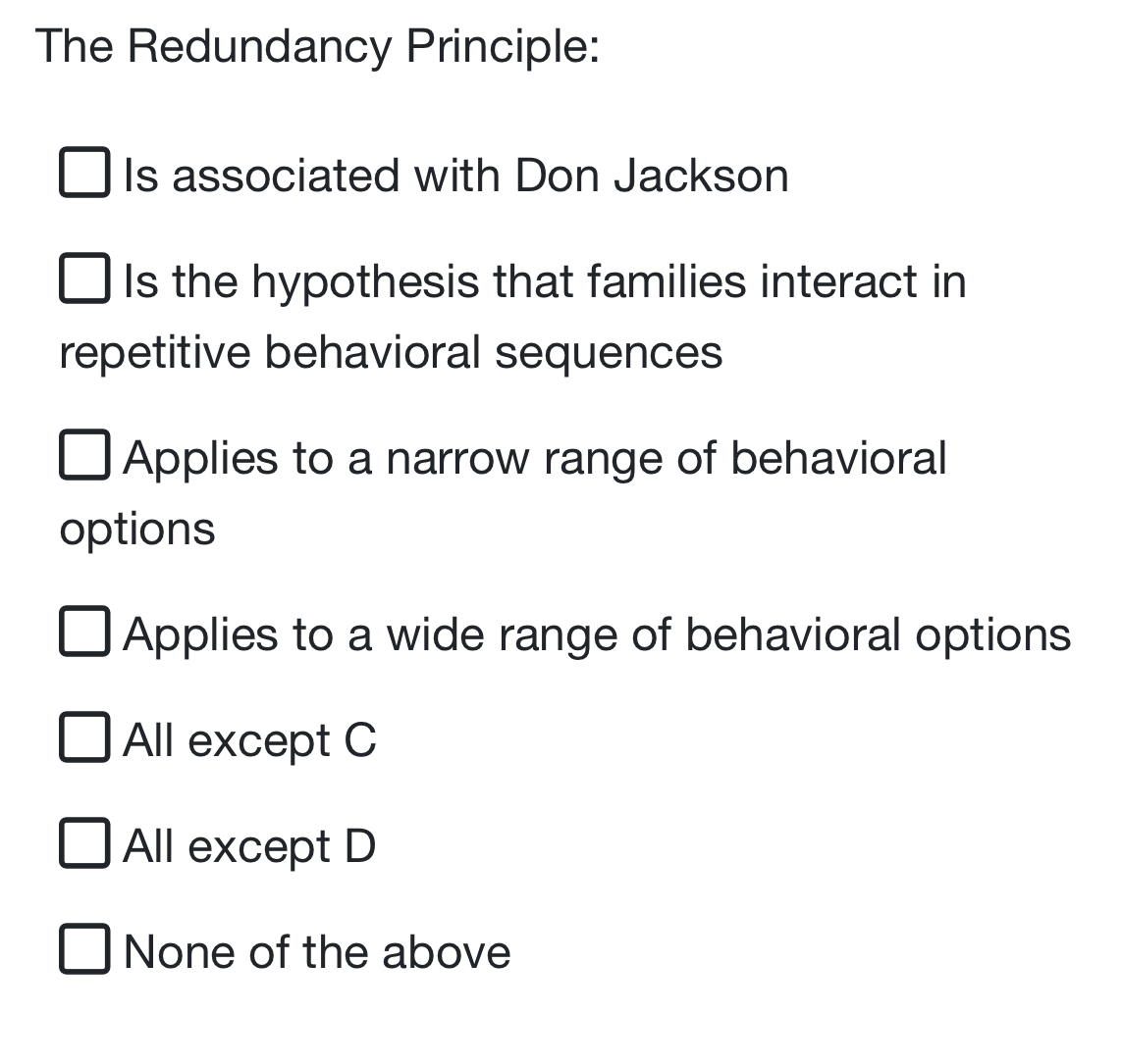 Solved The Redundancy Principle:Is associated with Don | Chegg.com