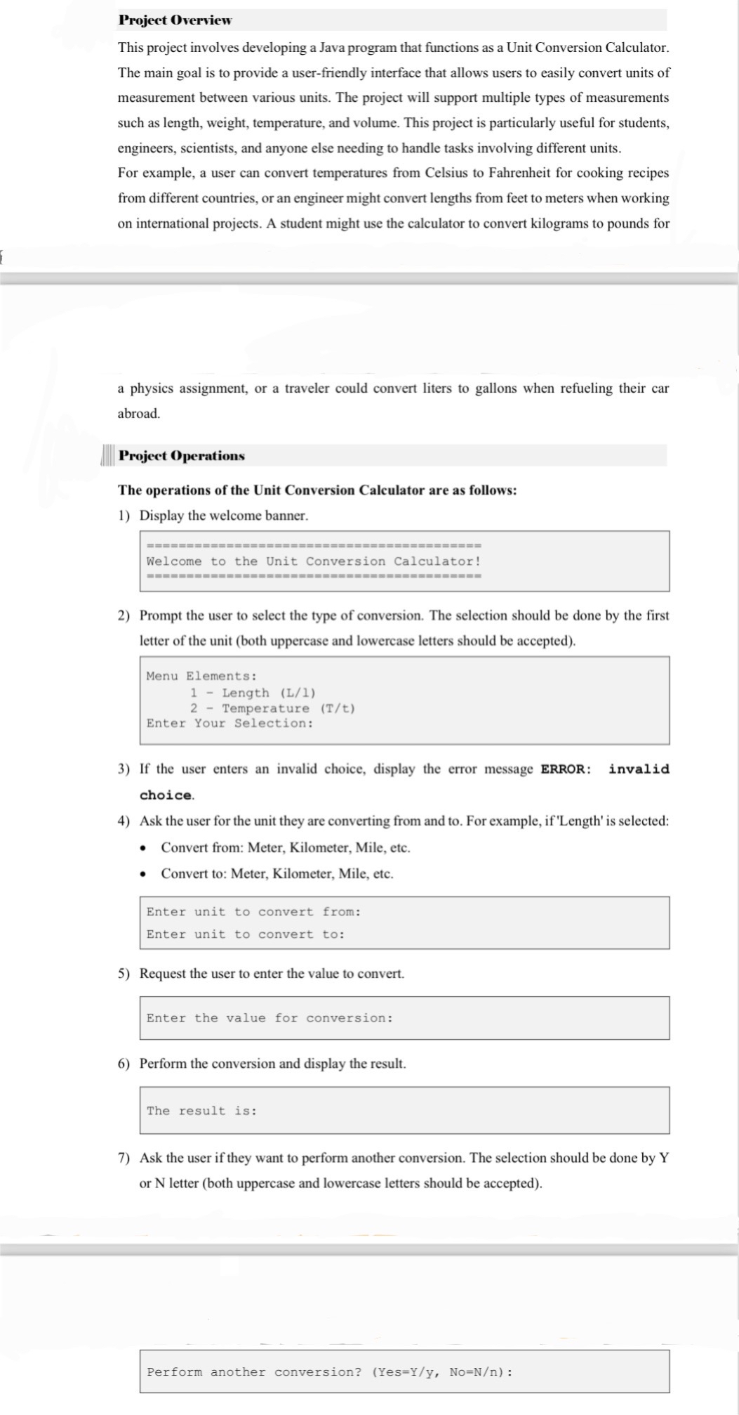 Solved Project OverviewThis project involves developing a | Chegg.com