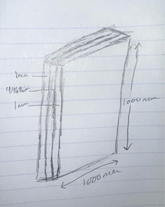 Solved Draw the geometry using ANSYS software, one | Chegg.com