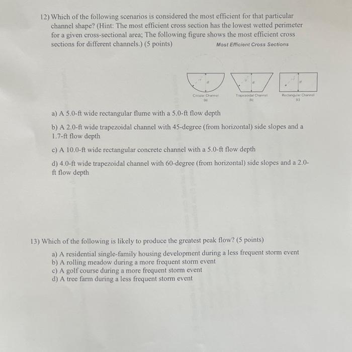 Solved 12) Which of the following scenarios is considered | Chegg.com