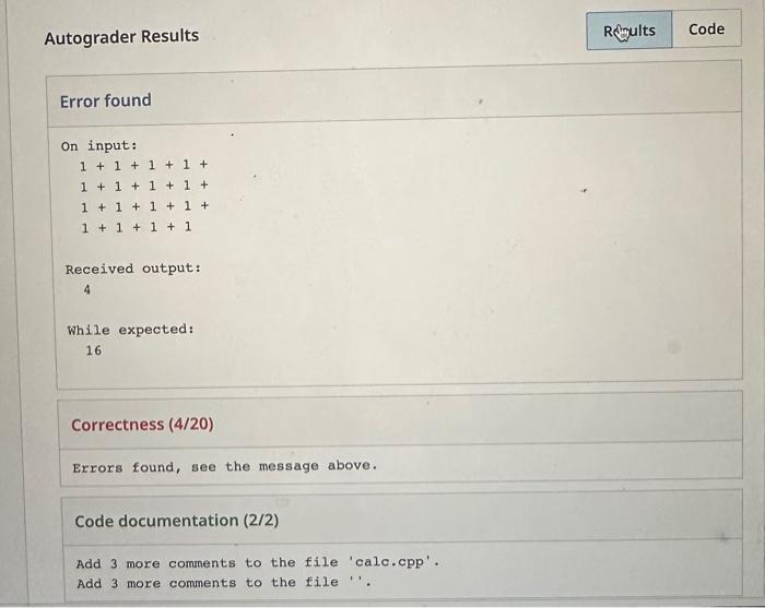 Solved Task B. Calc: A calculator program. We want to make a | Chegg.com