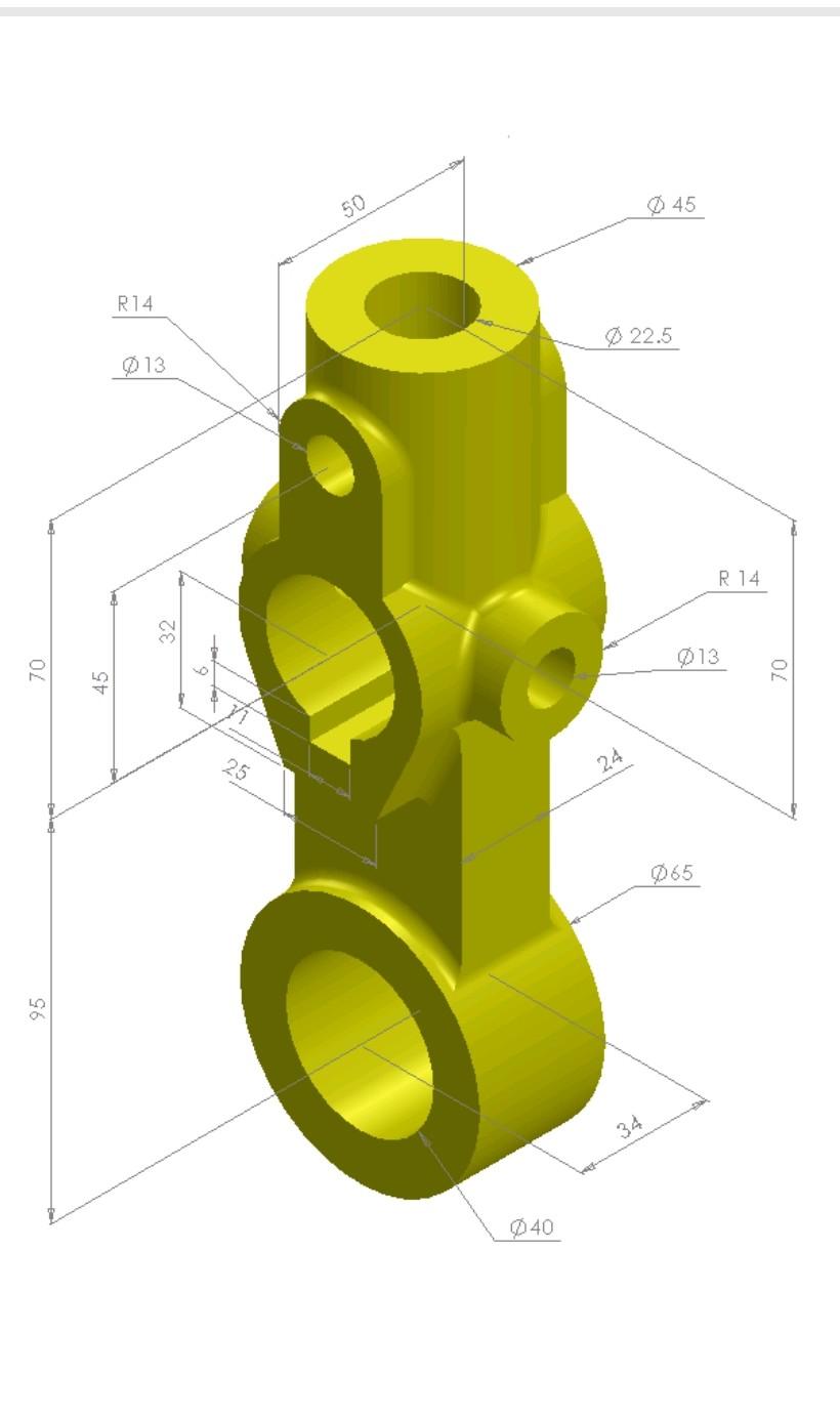 Solved Sample assignment Using SolidWorks, prepare (in | Chegg.com