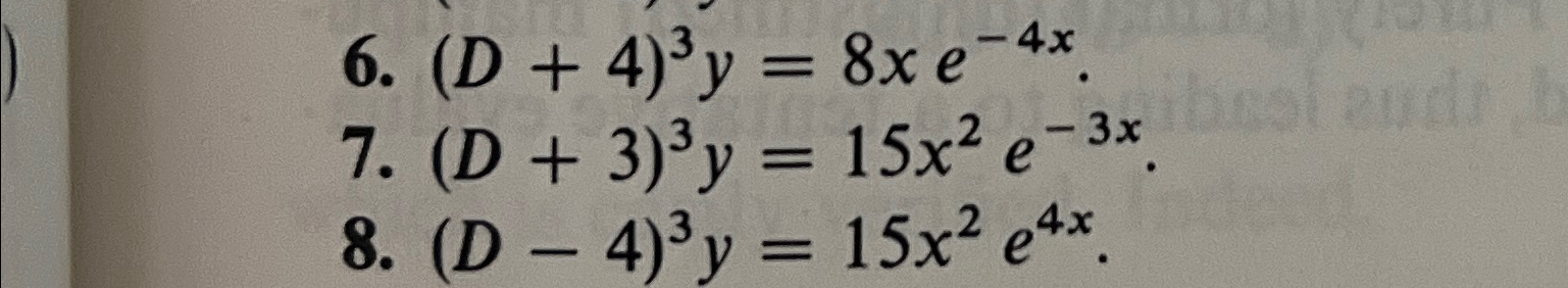 Solved Use the exponential shift to find a particular | Chegg.com
