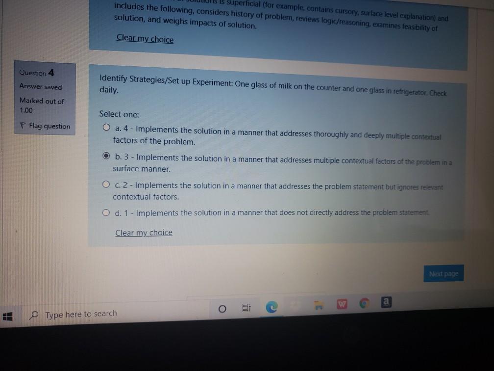 Solved is superficial (for example, contains cursory, | Chegg.com