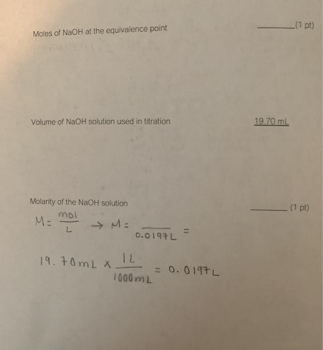 Solved H2C2O4 (aq) + 2NaOH (aq) - Na2C2O4 (aq) + 2 H20 () A | Chegg.com