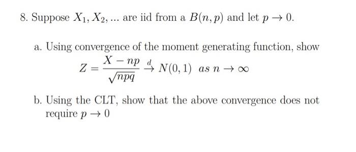 Solved 6 Consider A Random Sample X1 X2 … Xn From A Uniform