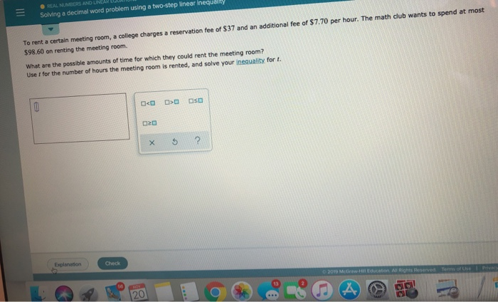 Solved REAL NUMBERS AND LINE Solving a decimal word problem | Chegg.com