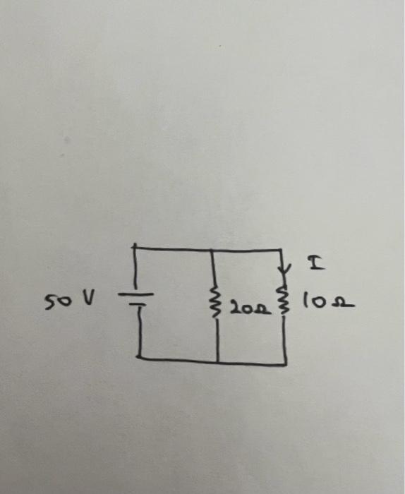Solved Find I for the following circuit. | Chegg.com