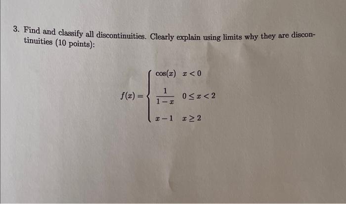 Solved 1. Evaluate the following limits analytically. Use | Chegg.com