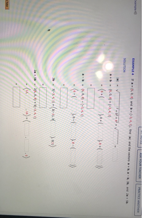 Solved ASK YOUR TEACHER PRACTICE ANOTHER Example EXAMPLE 4 | Chegg.com