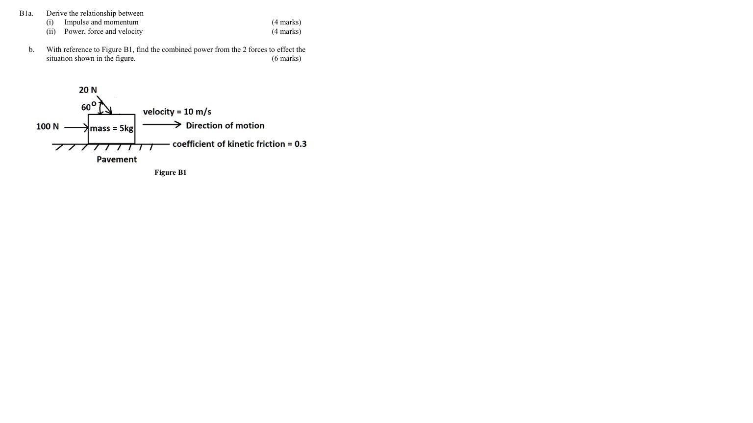 Solved PHY EST Sample 2 ﻿B1Please help me with the question | Chegg.com