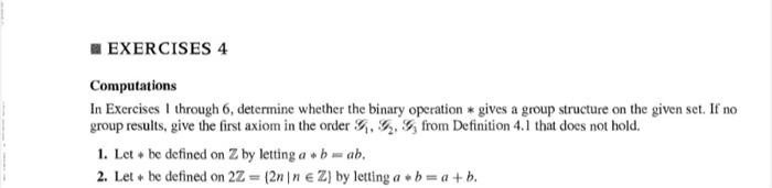 Solved EXERCISES 4 Computations In Exercises through 6, | Chegg.com