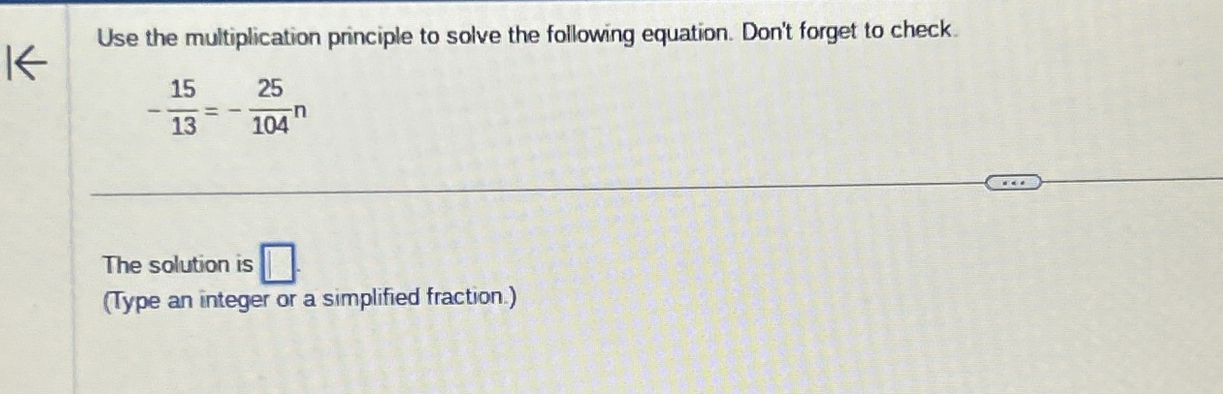 Solved Use the multiplication principle to solve the | Chegg.com