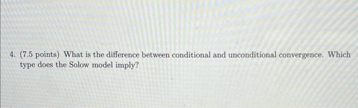 Solved 4. (7.5 points) What is the difference between | Chegg.com