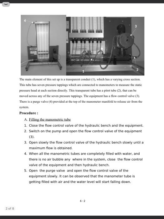 Solved hydrology experiment fill the table , give a sample | Chegg.com