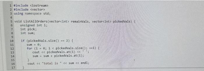 Solved Integer vectSize is read from input, then vectSize | Chegg.com