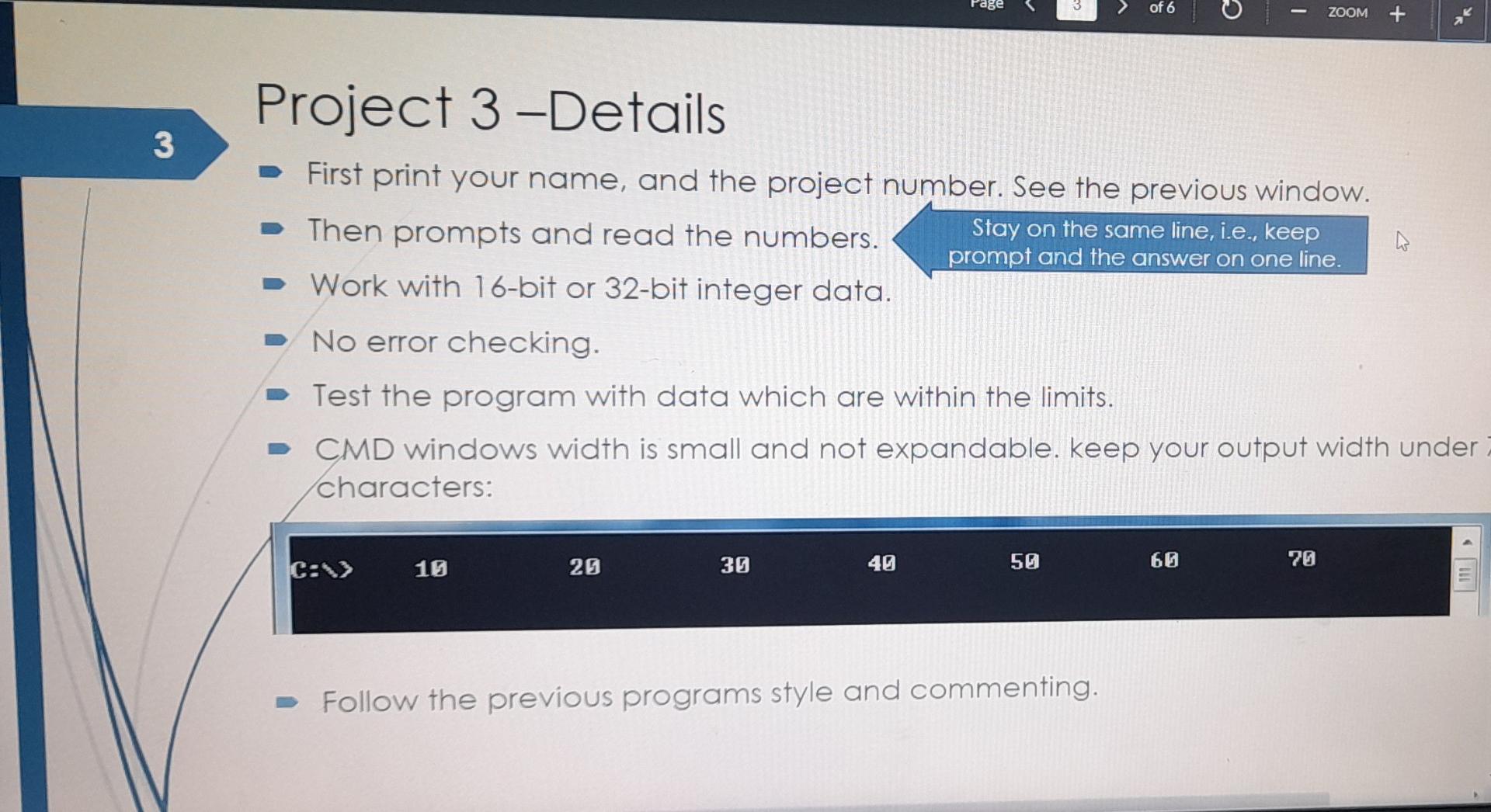Solved 2 Project 3Project 3 -Details - First print your | Chegg.com