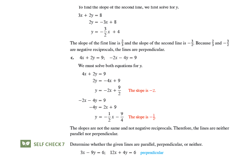 Solved: Determine whether the graphs of each pair of equations are ...