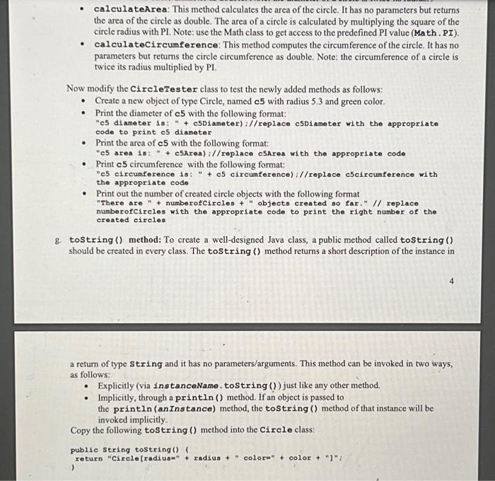 Solved b. Constructors: constructors are methods that are | Chegg.com