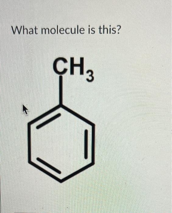 Solved What molecule is this? CH3 | Chegg.com