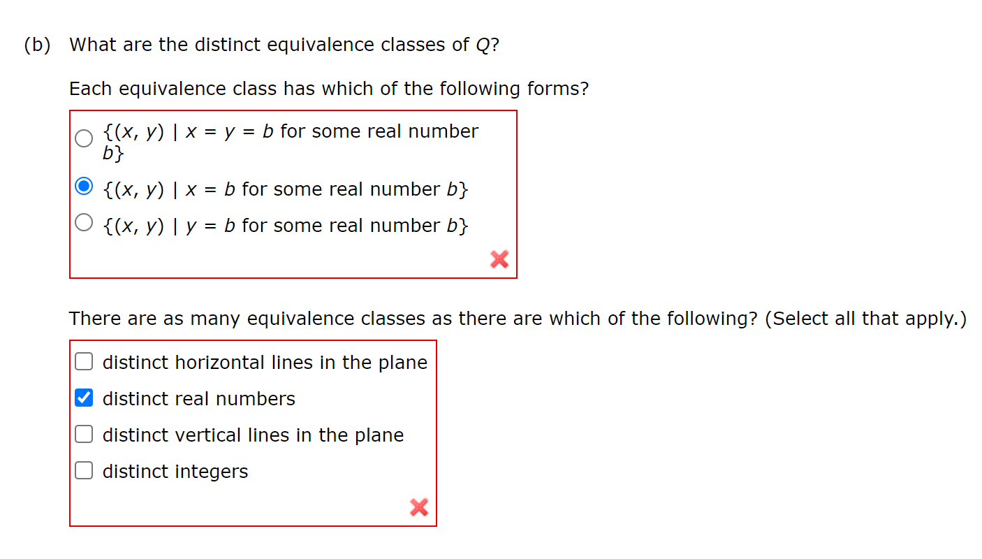 Solved Define a relation Q on the set R ﻿R as follows.For | Chegg.com