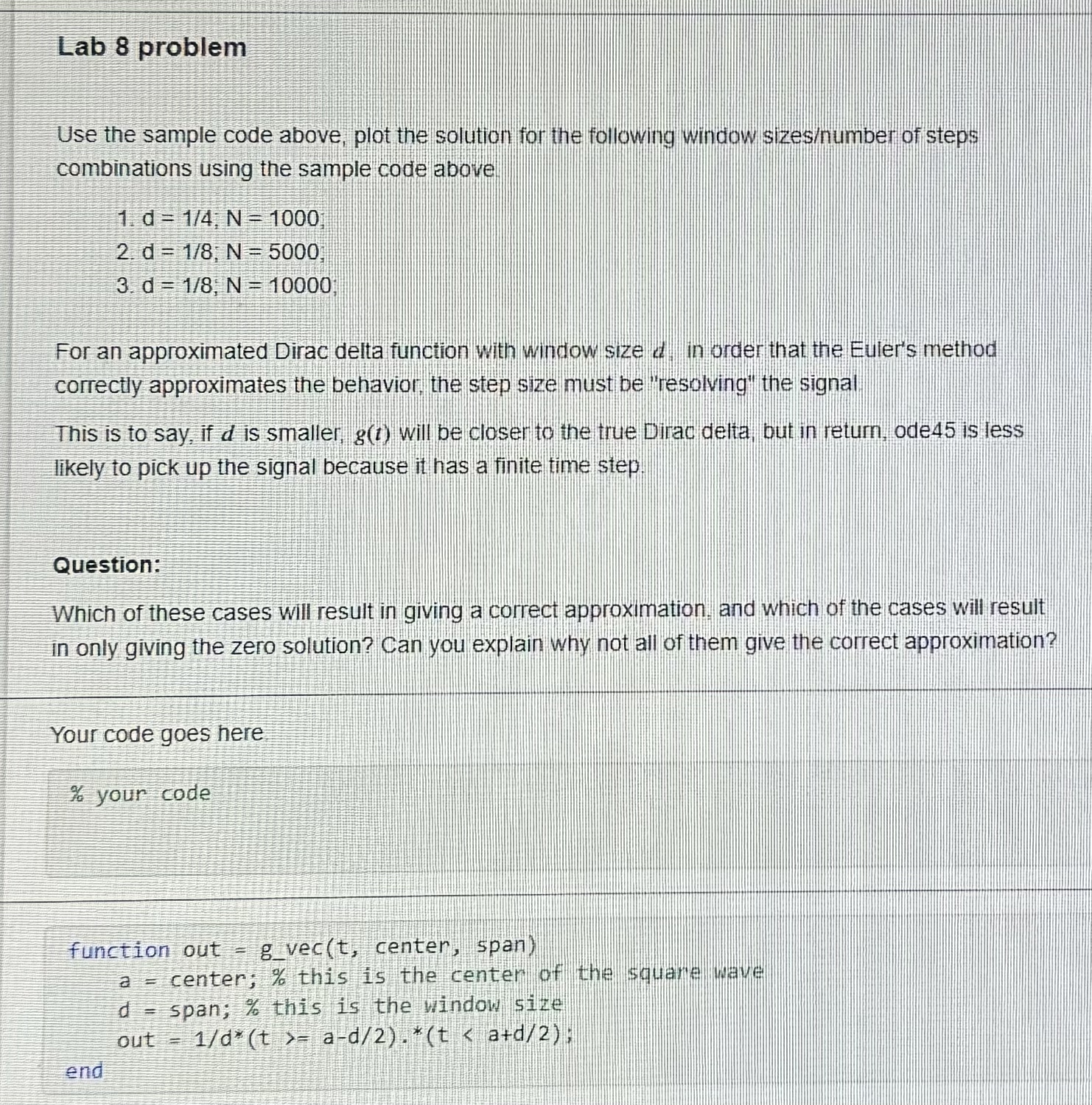 Solved Lab 8 ﻿problemUse the sample code above, plot the | Chegg.com