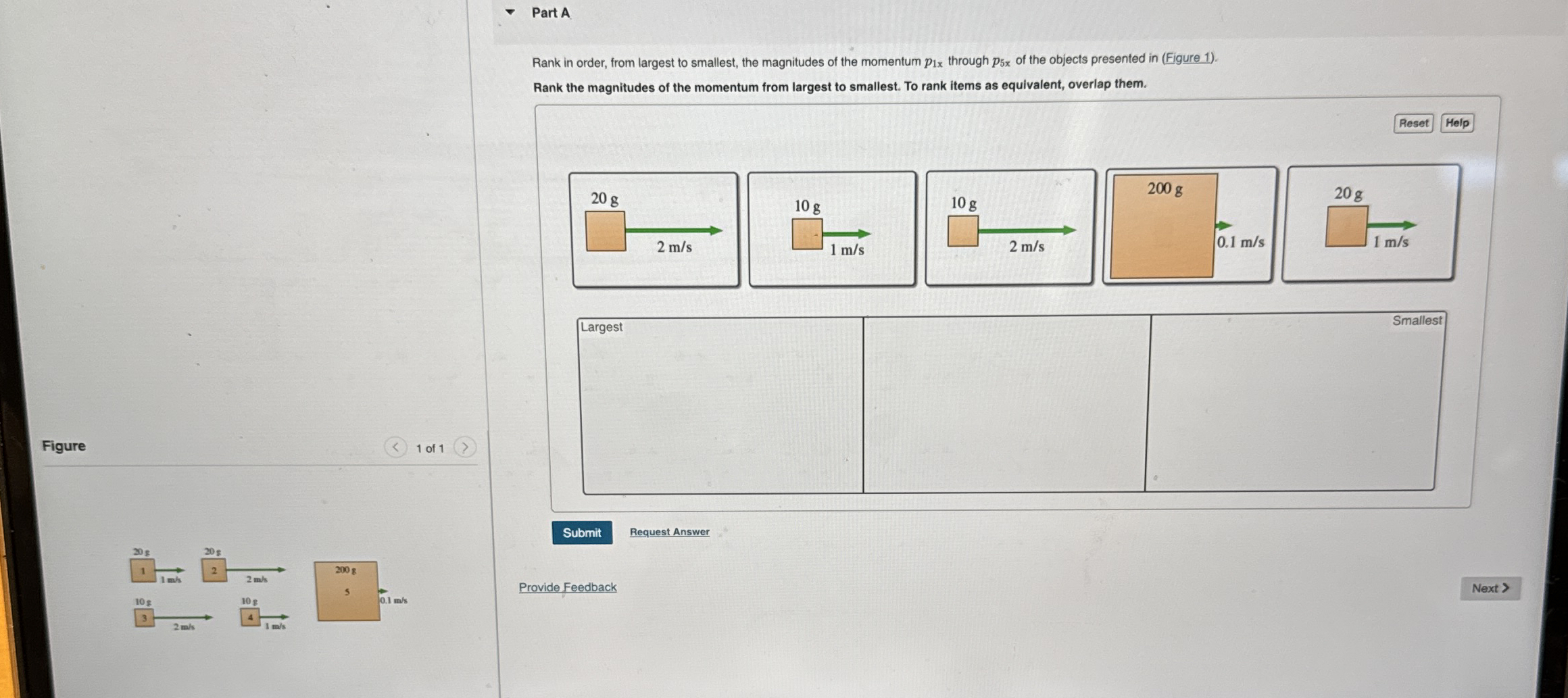 Solved Part ARank in order, from largest to smallest, the | Chegg.com