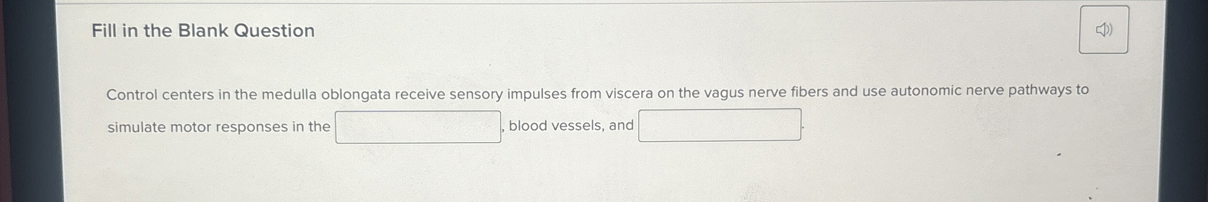 Solved Fill in the Blank QuestionControl centers in the | Chegg.com