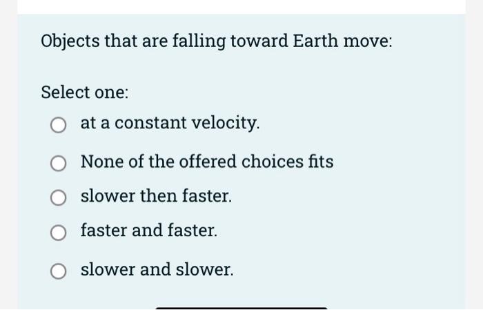 Solved For an object traveling with a constant velocity, | Chegg.com