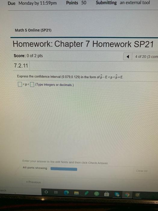 Solved Due Monday by 11:59pm Points 50 Submitting an | Chegg.com