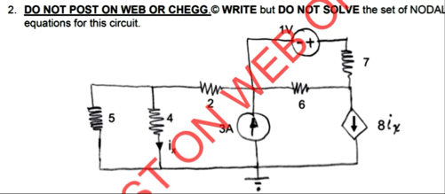Solved DO NOT POST ON WEB OR CHEGG.O WRITE but DO NOT SOLVE | Chegg.com