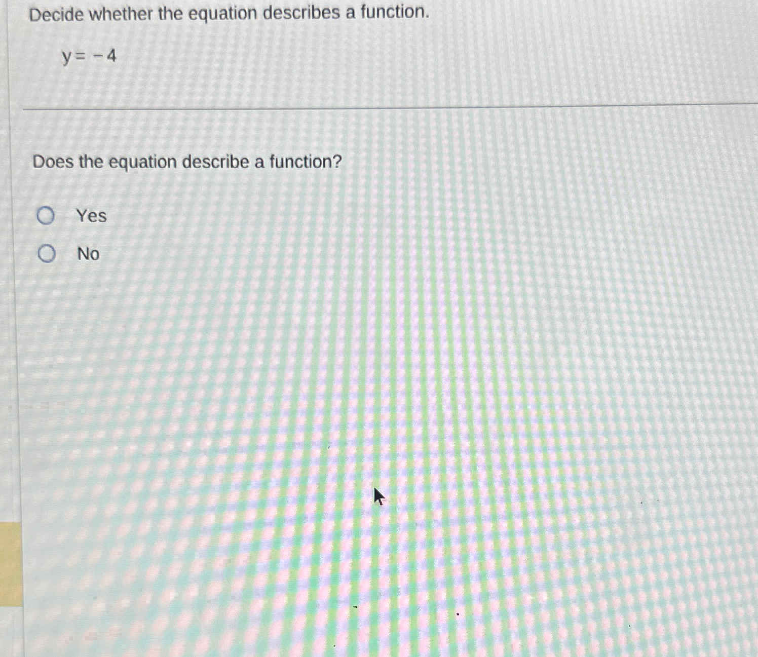 Solved Decide whether the equation describes a | Chegg.com