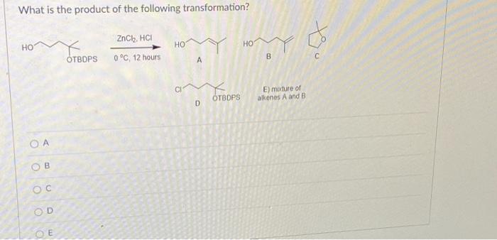 Solved What set of reagents can best accomplish the | Chegg.com
