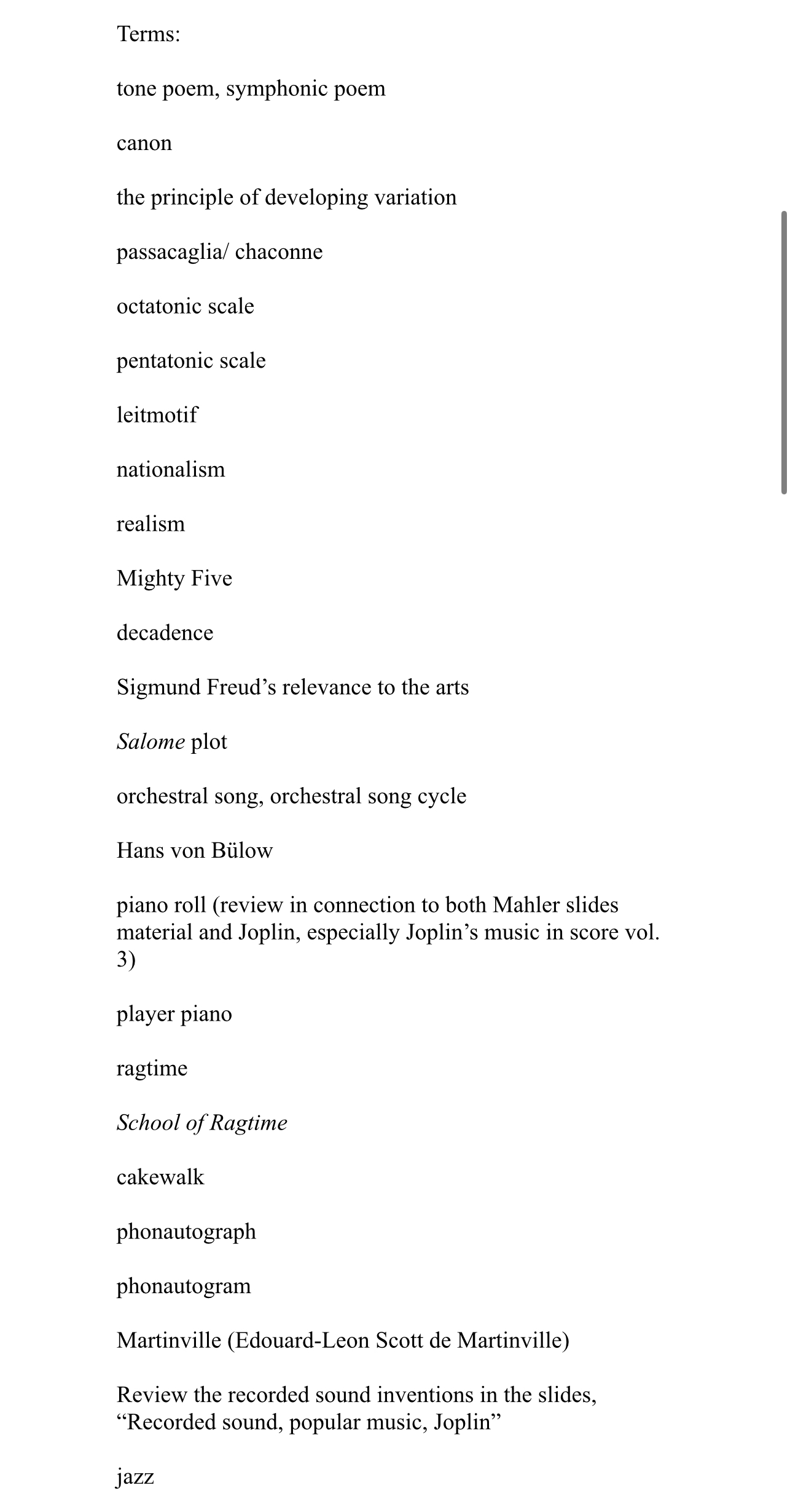 Solved Terms:tone poem, symphonic poemcanonthe principle of | Chegg.com