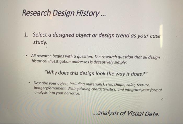 Solved DESN 110 - Foundation Design History Research Design | Chegg.com