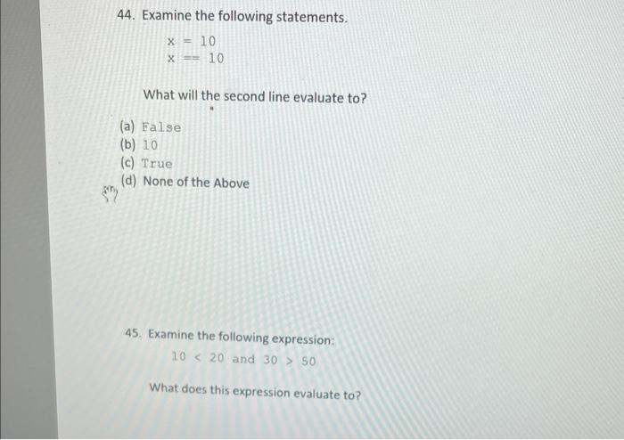 Solved True/False Questions 1. True or False? A control | Chegg.com