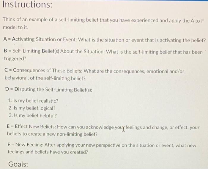 Instructions: Think of an example of a self-limiting | Chegg.com