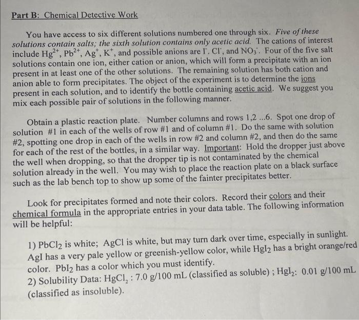 Solved You have access to six different solutions numbered | Chegg.com