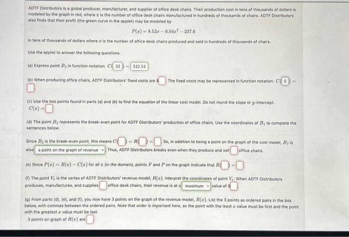 Solved Return this question to its initial state ADTF | Chegg.com