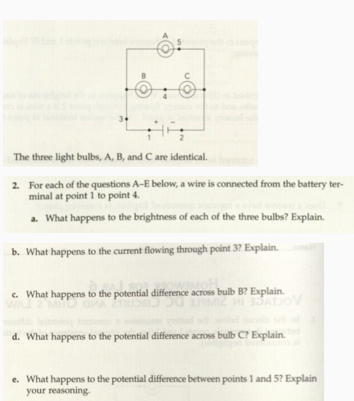 Solved b. ﻿What happens to the current flowing through point | Chegg.com