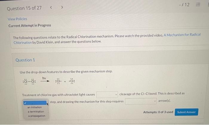 Solved The following questions relate to the Radical | Chegg.com